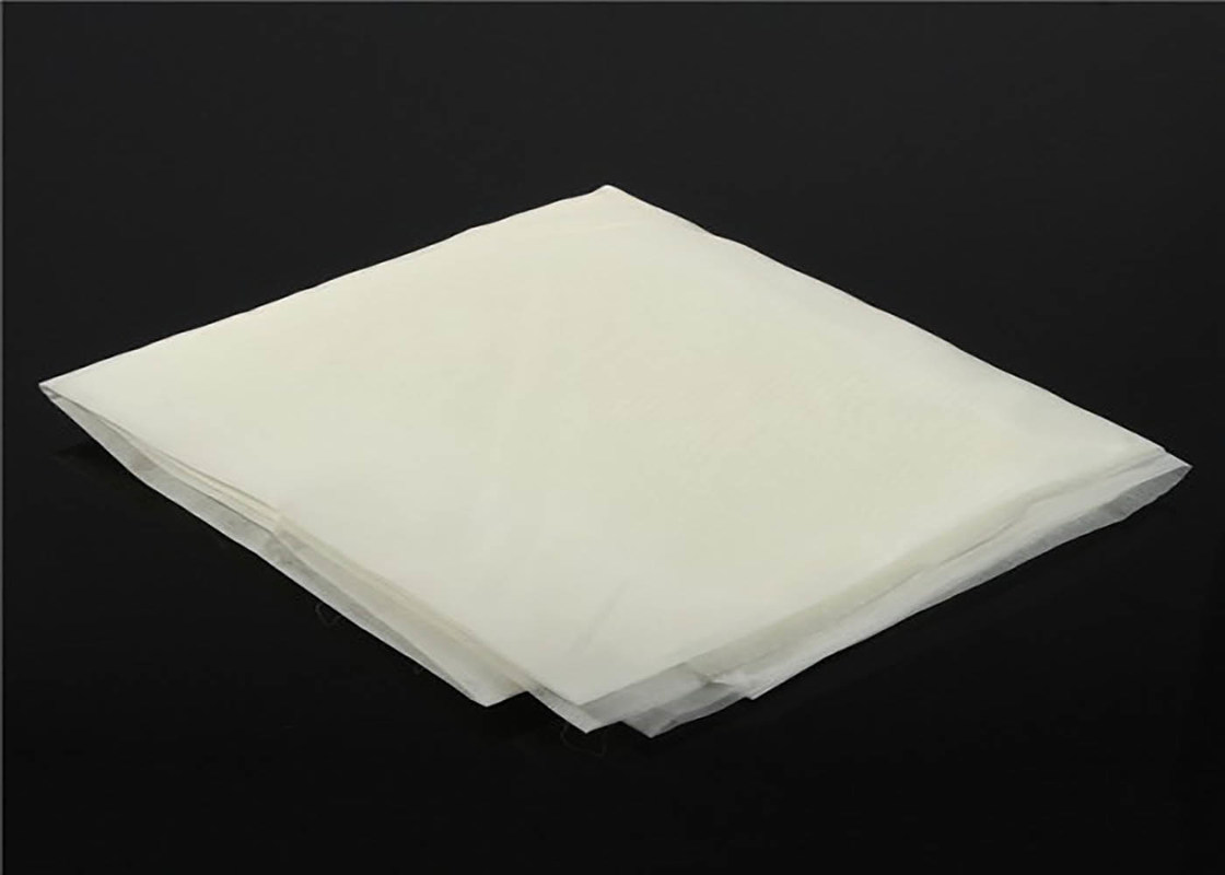 140T Plain Weave Monofilament Screen Printing Mesh White Yellow Color
