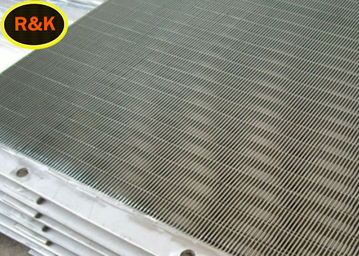 V Shape Wedge Wire Screen Easy Leak High Flexibility For Liquid / Solid ...
