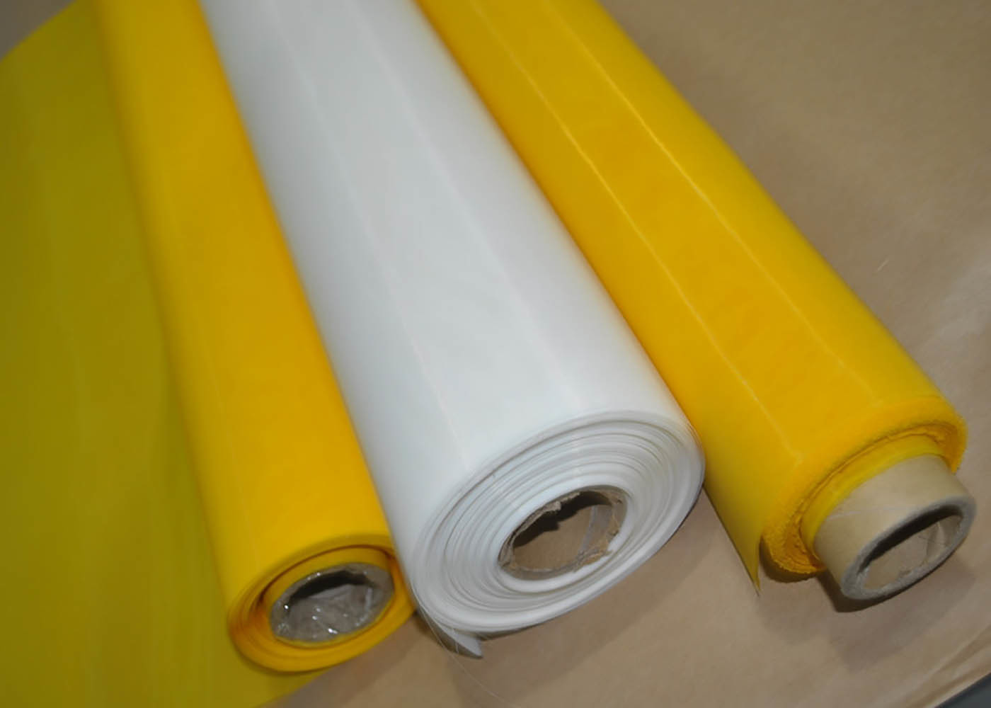 200 Mesh White Color Nylon Silk Screen Fabric Mesh For DVD Printing