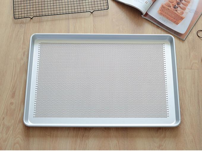 Perforated 2mm 3mm Polished Dry 30*40cm Aluminum Baking Tray